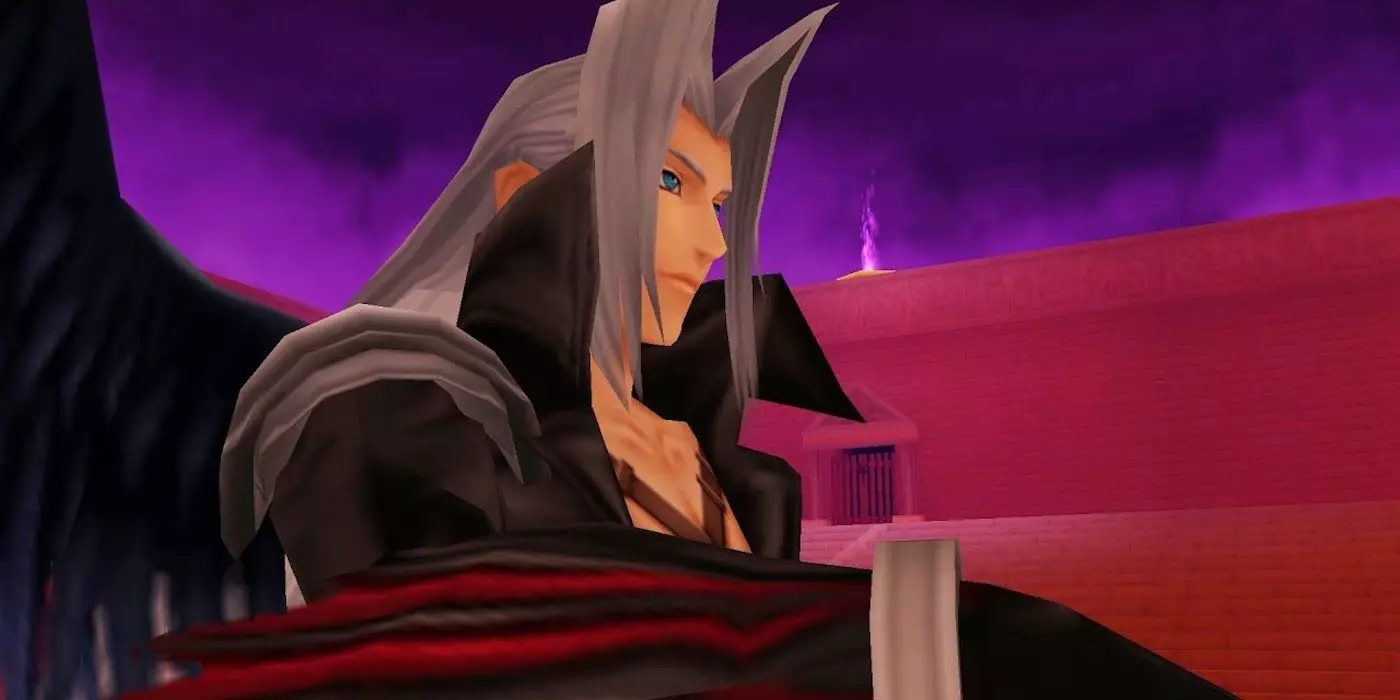 לבבות ממלכת sephiroth להילחם בבוס אחד