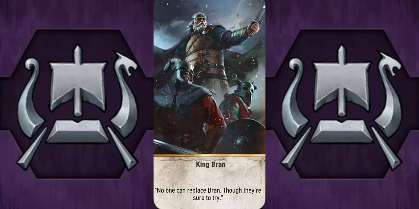 Witcher 3 Skellige Deck King Bran Gwent kártya