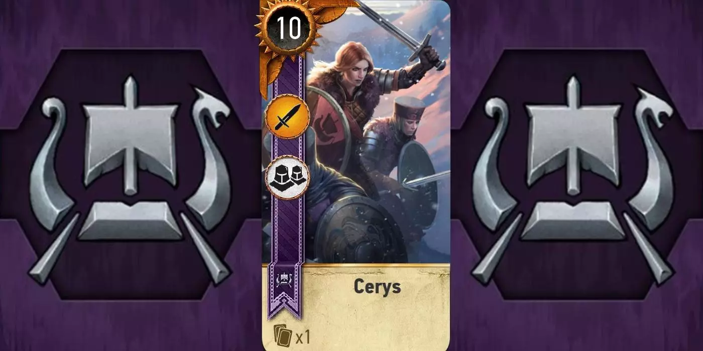 Witcher 3 Skellige Deck Cerys Gwent kartoçkasy