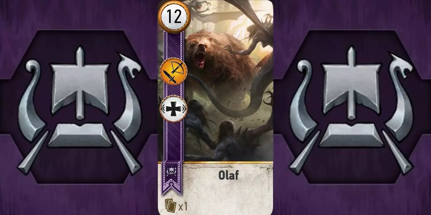 Witcher 3 Skellige Deck Olaf Gwent -kortti