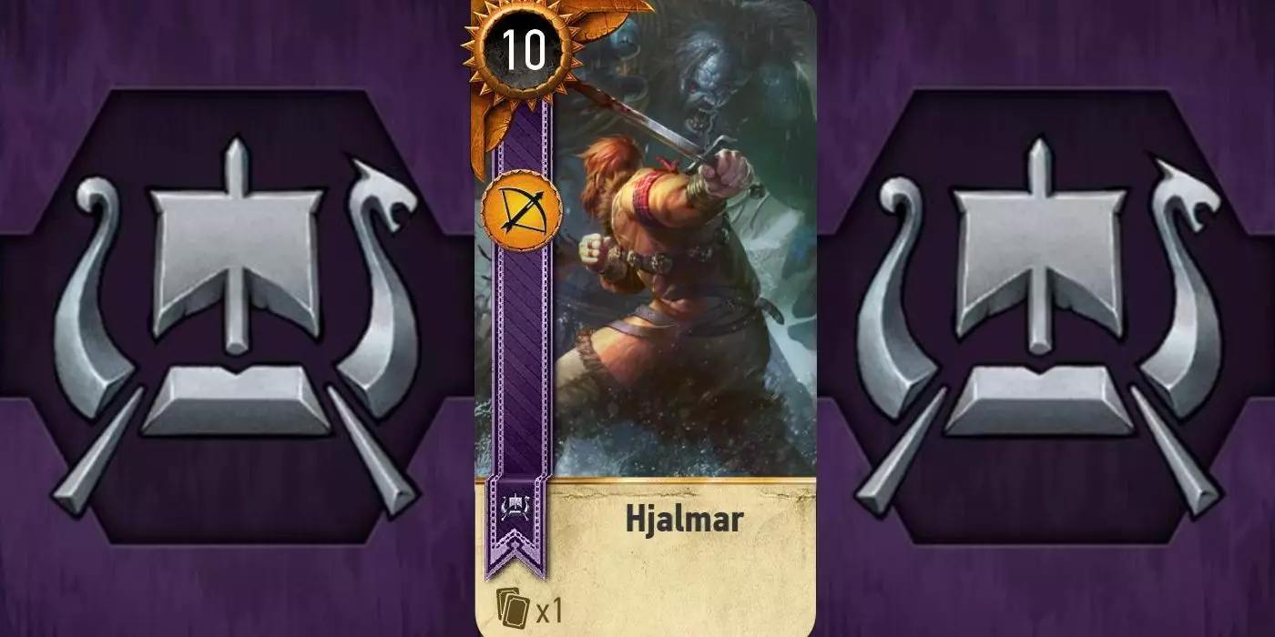 Witcher 3 Skellige Deck Hjalmar Gwent -kortti