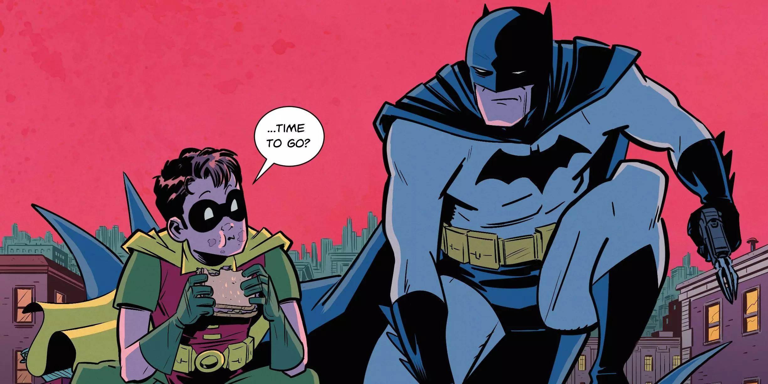 Robin jeung Batman komik Dipotong