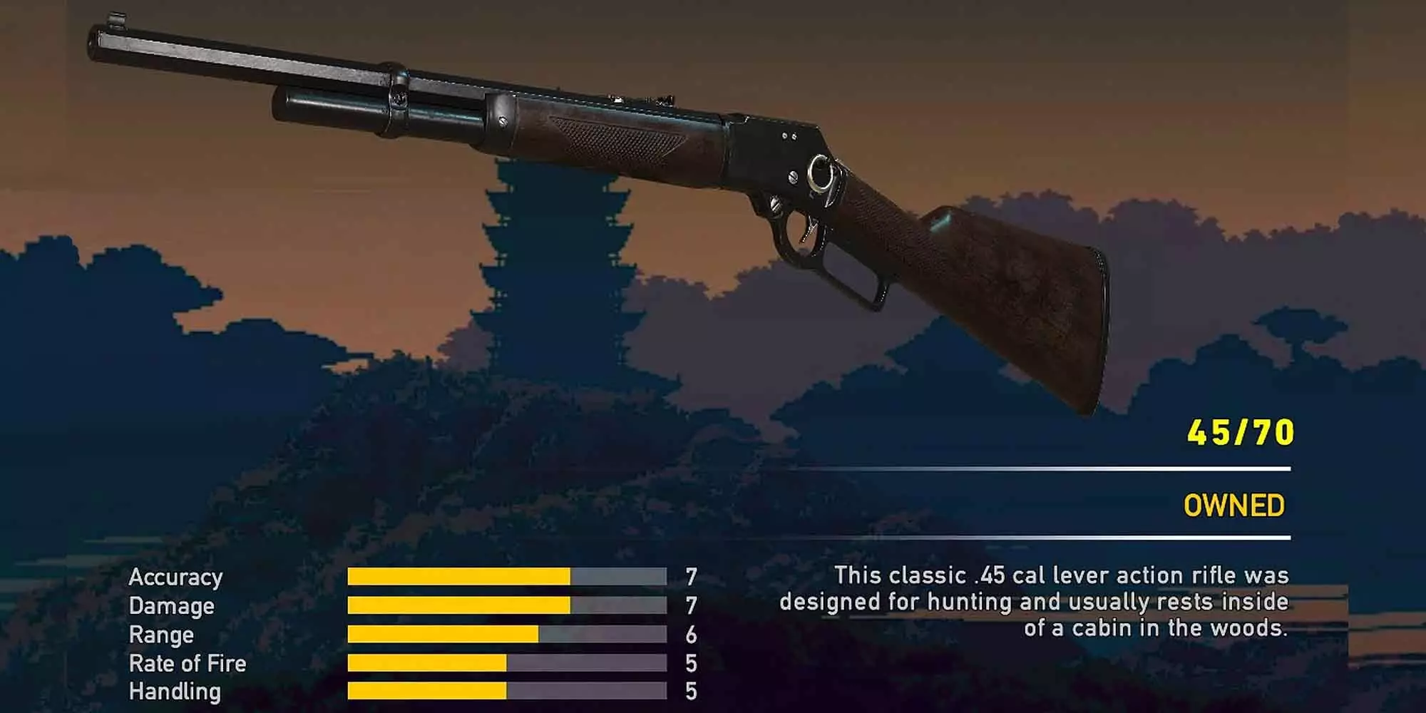 Le fusil à levier 45/70 dans Far Cry 5