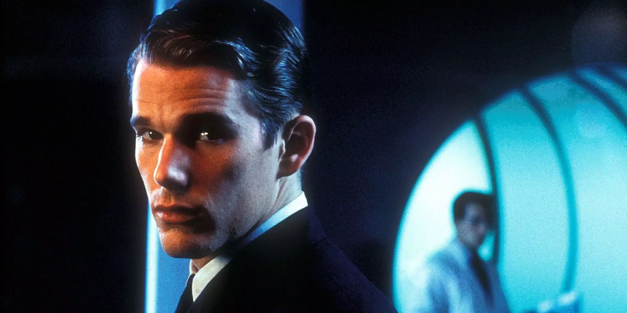 Ethan Hawke yn Gattaca