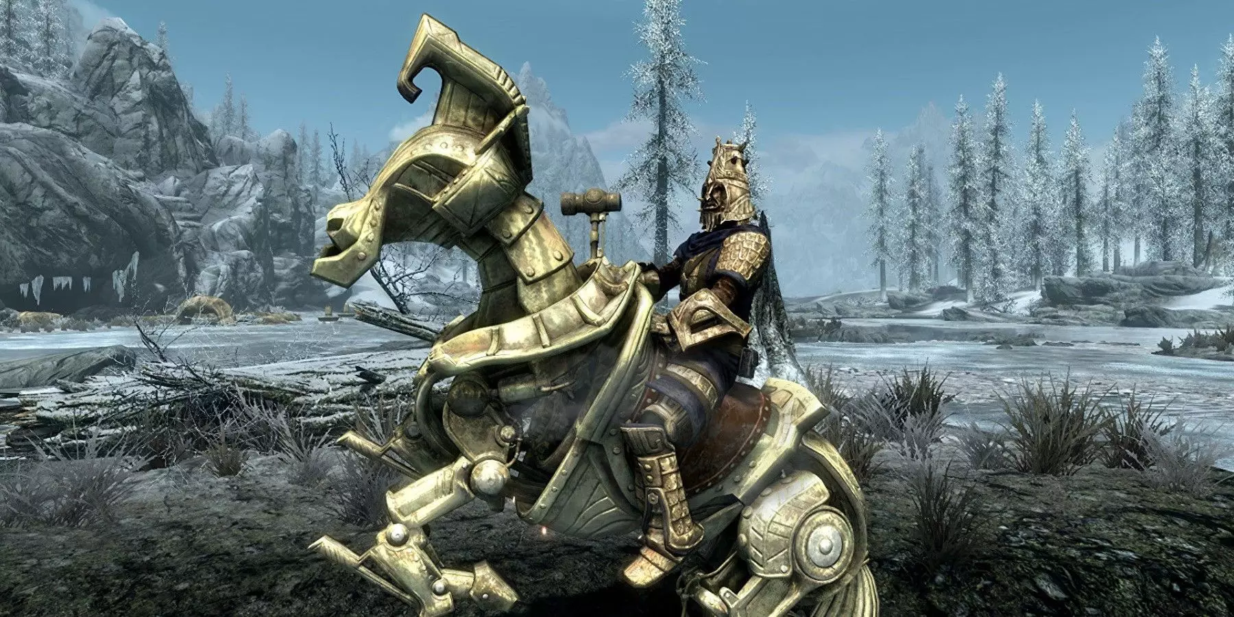 Skyrim Anniversary Edition Trpasličí mechanický kôň