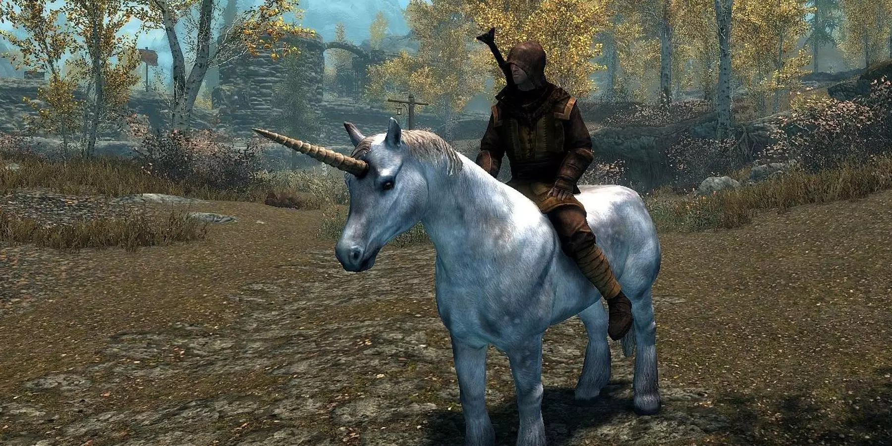 Skyrim Anniversary Horse Taming Guide யூனிகார்ன் வகை குதிரைகள்