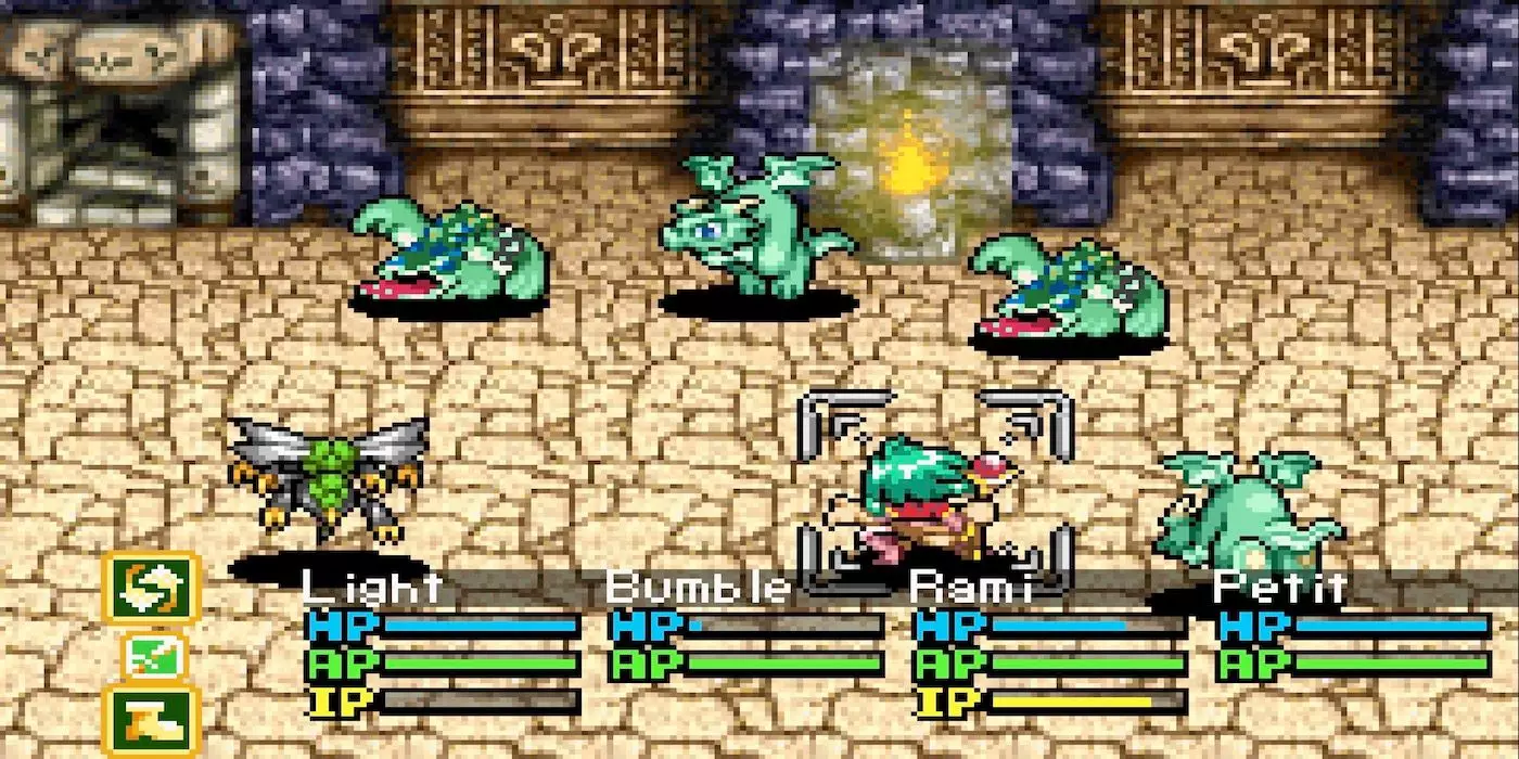 Capture d'écran du gameplay de Lufia The Ruins Of Lore