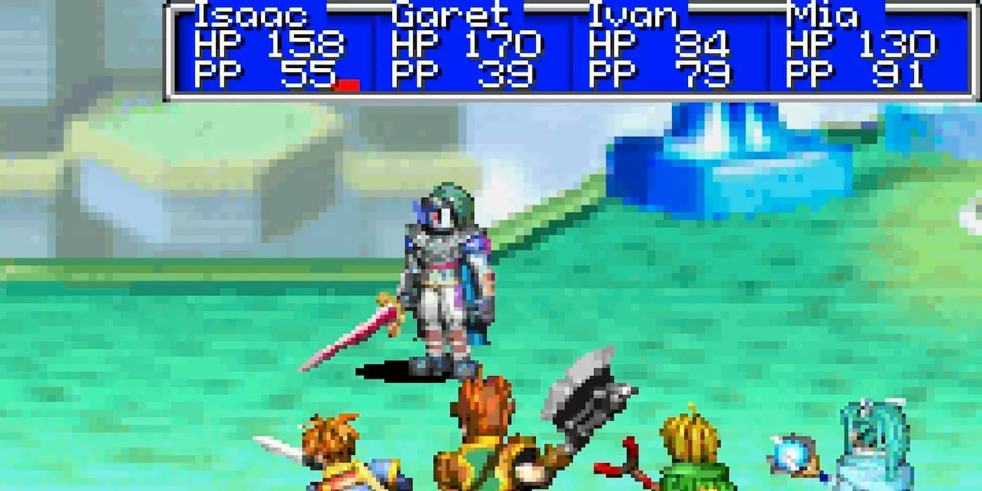 Golden Sun imuṣere screenshot