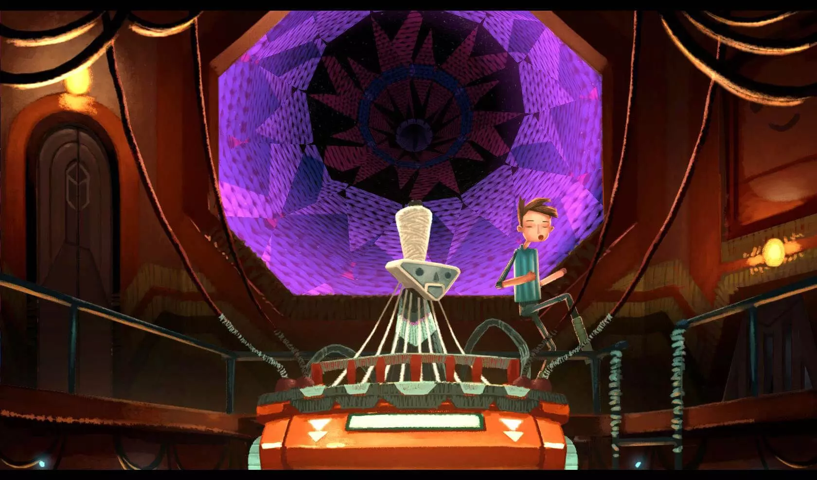 Screenshot von Broken Age – Space Weaving