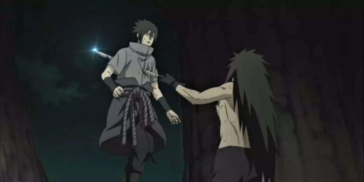 Madara bodne Sasukeho