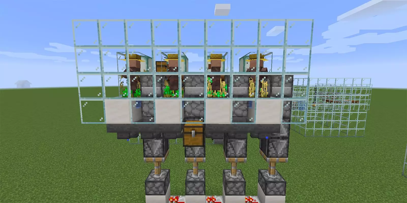 Minecraft Automated Villager Farm