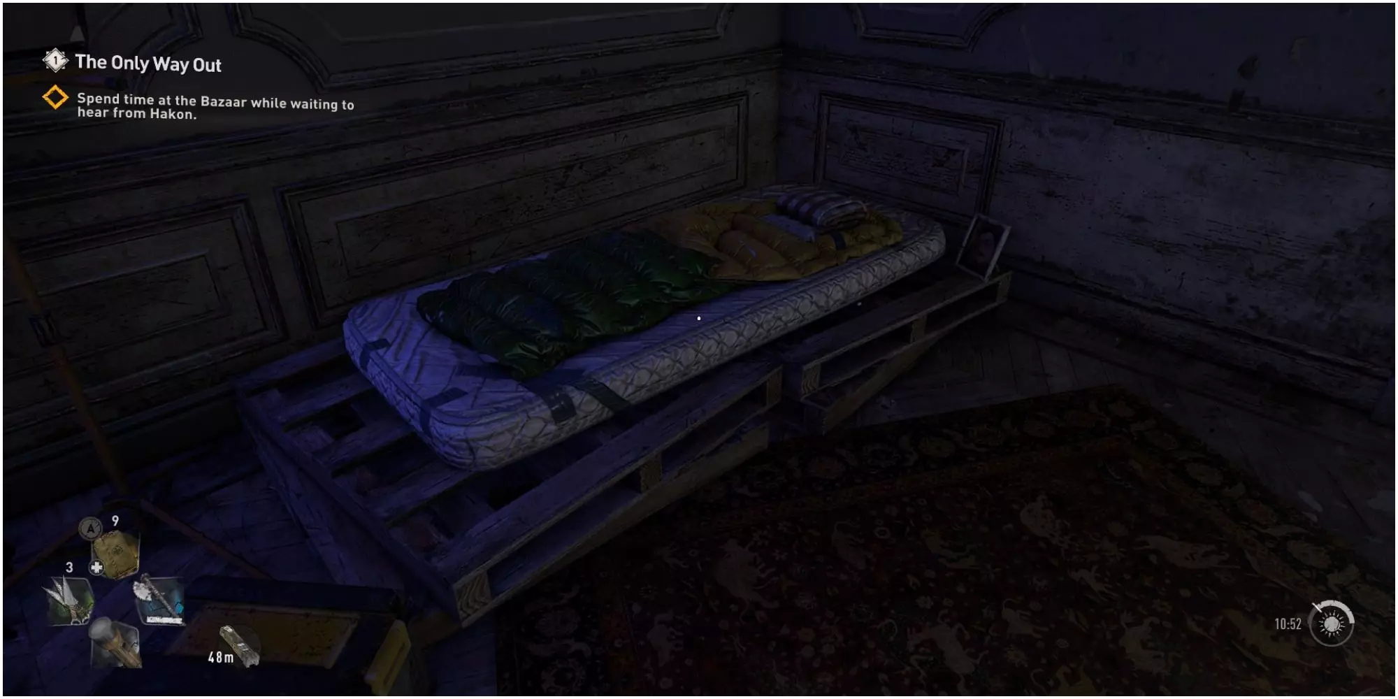 Dying Light 2 Encontrar una cama para dormir