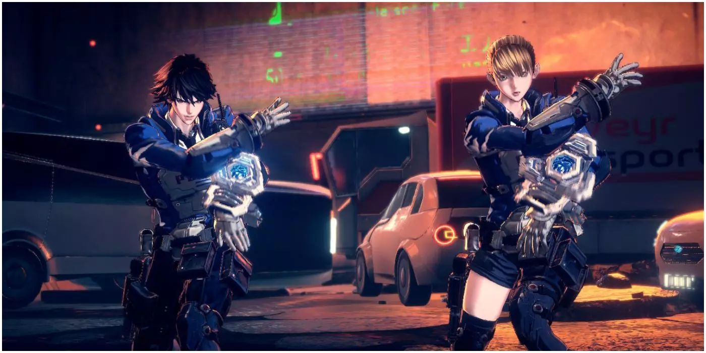 Captura de pantalla del joc Astral Chain