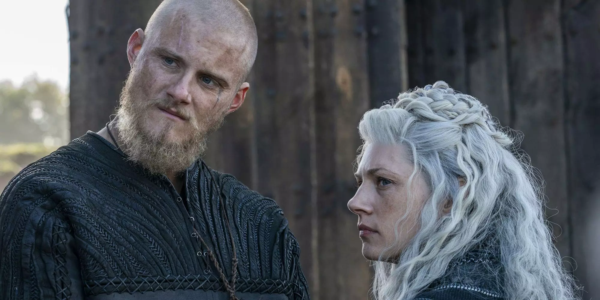 Bjorn en Lagertha in Vikings