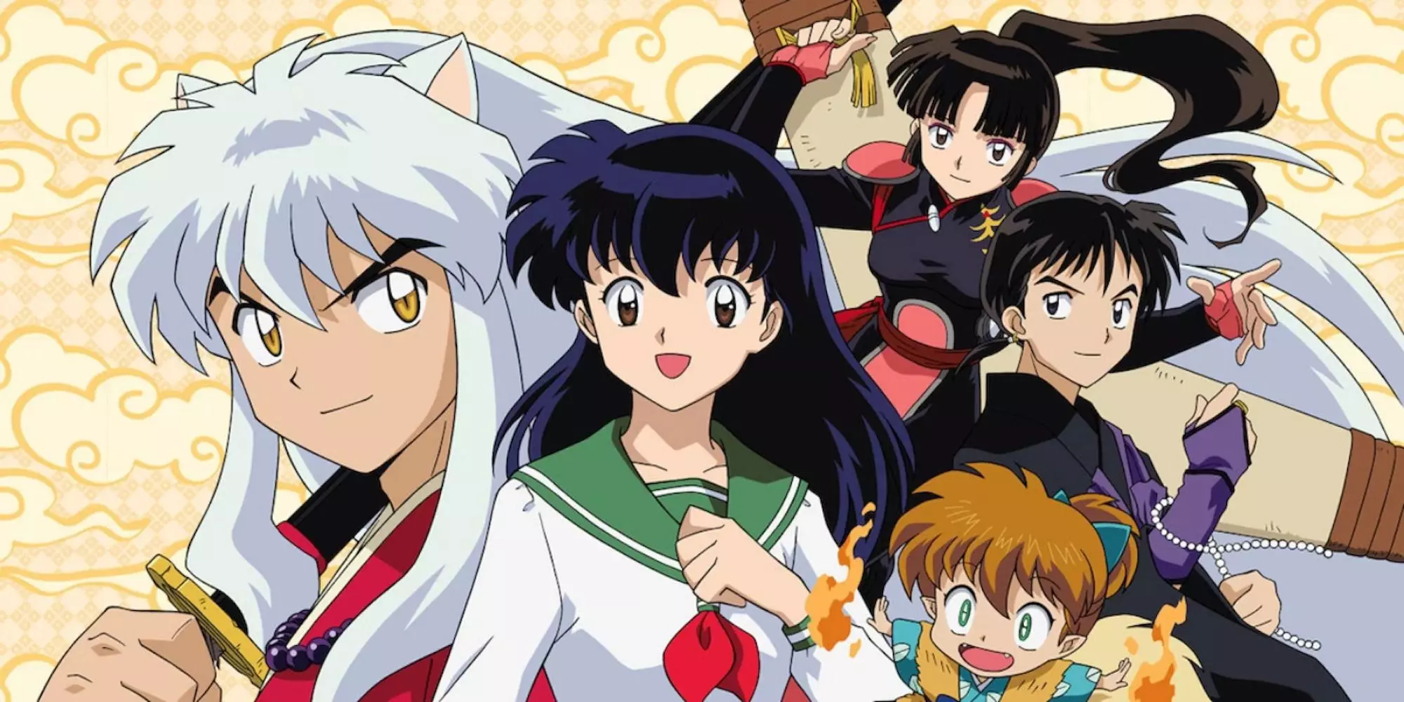 Arte promocional con personajes de Inuyasha