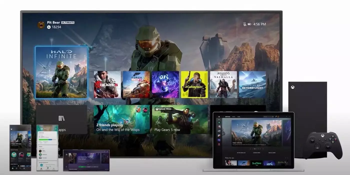 xbox loạt x ui