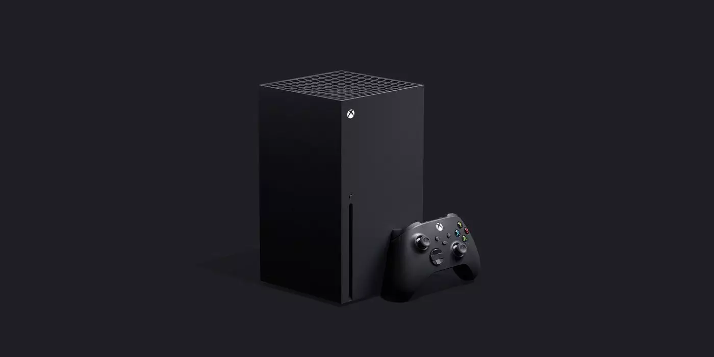 Xbox Series X fekete háttéren