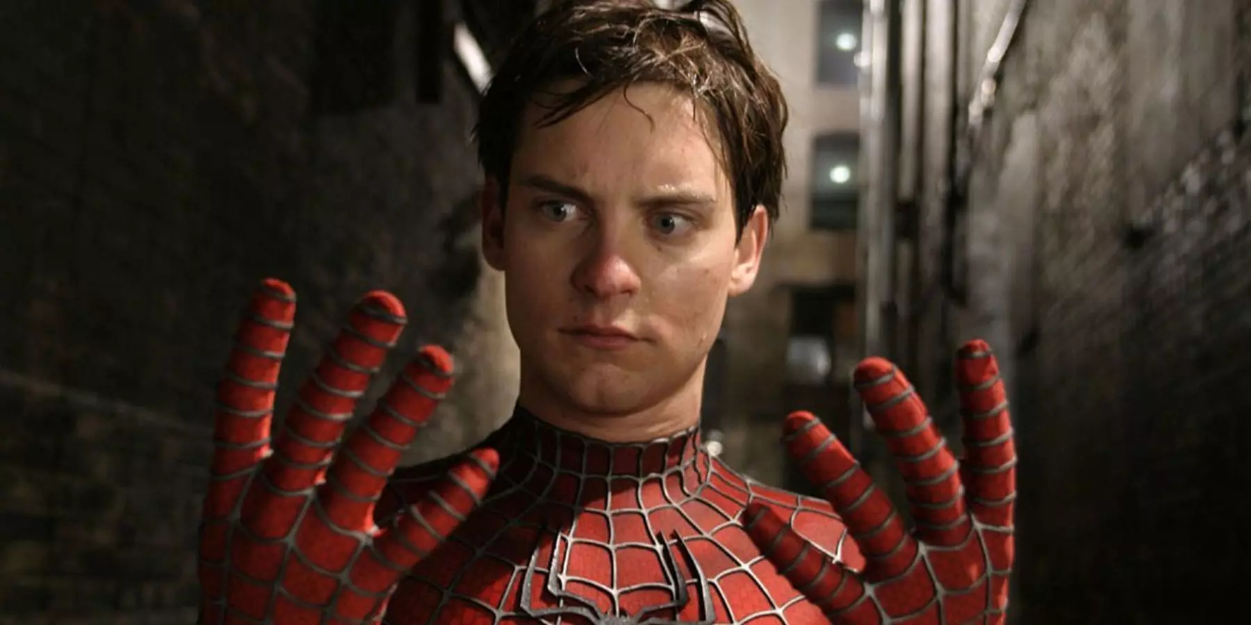 spider-man tobey maguire web