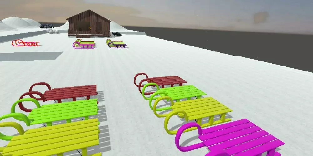 Sled Hill VRChat Lalolagi Sili