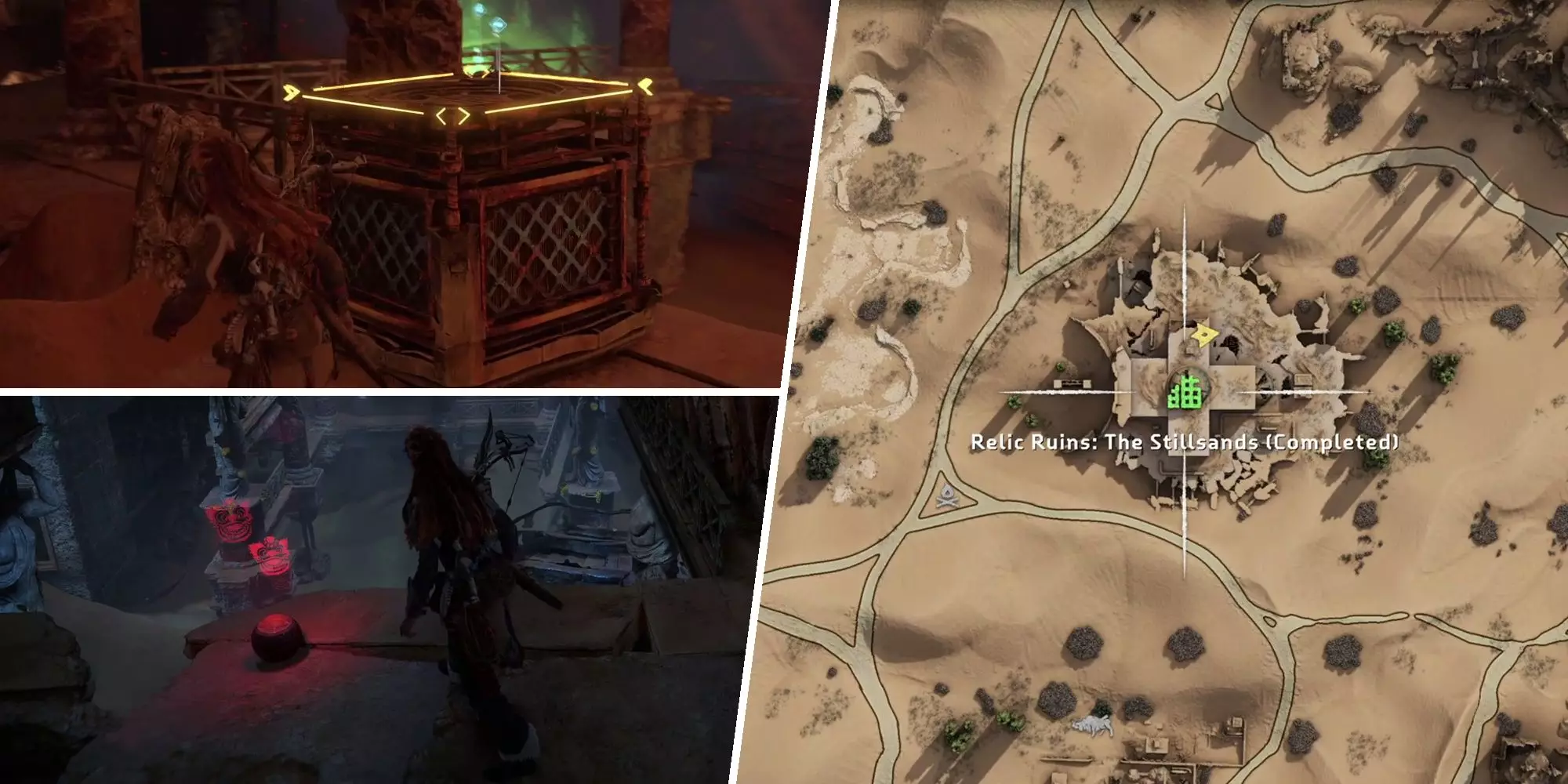 Horizon Forbidden West: Sida loo Xaliyo Halxiraalaha Ruins Relic ee Stillsands