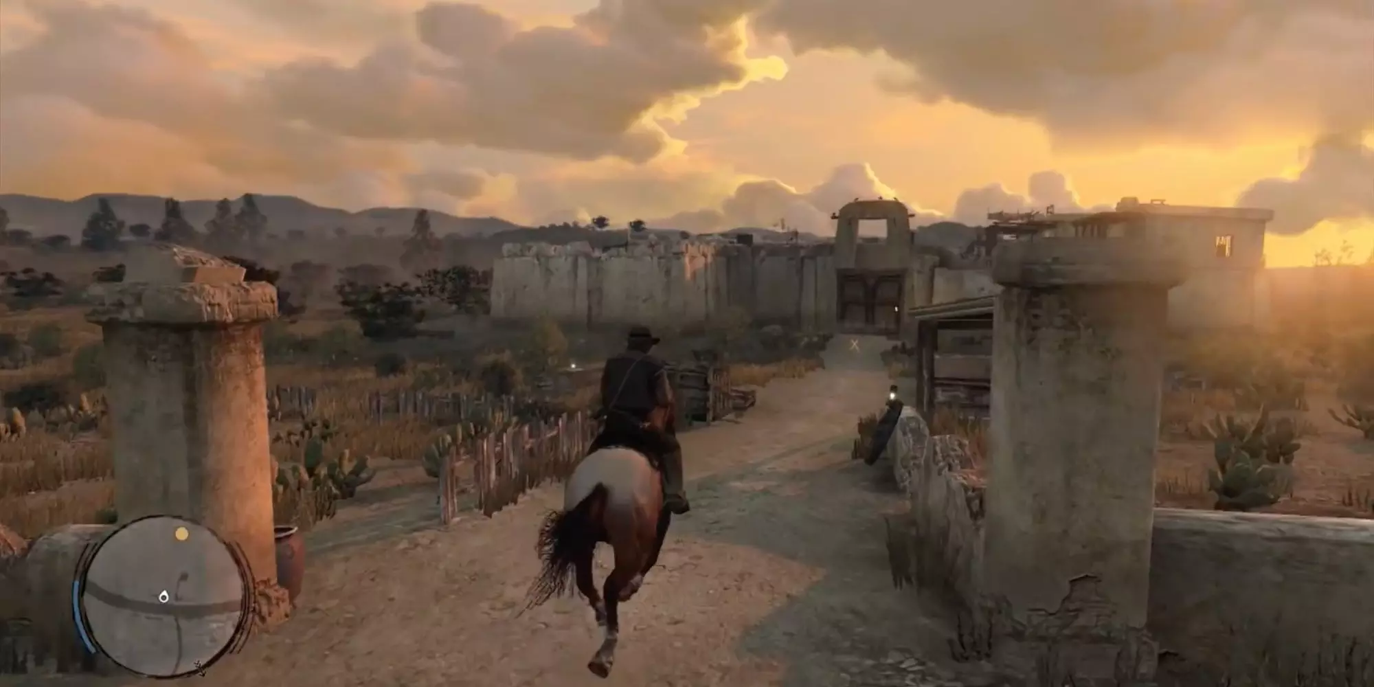 O'yindagi eng yaxshi yillar - 2010 - Red Dead Redemption - O'yinchi otga minadi