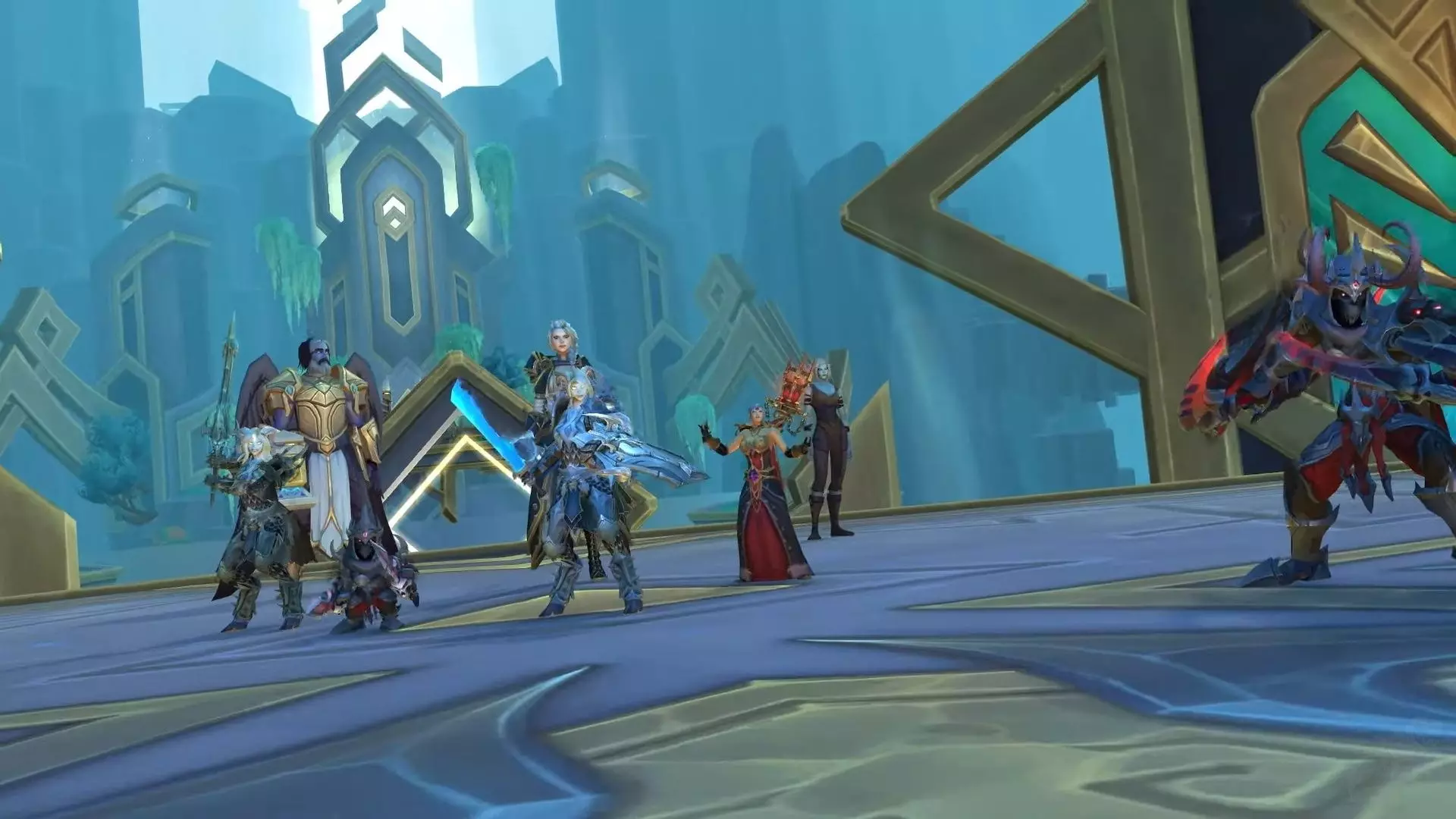 wow-eternitys-end-raid-shadowlands-jaina-sylvanas-uther-anduin