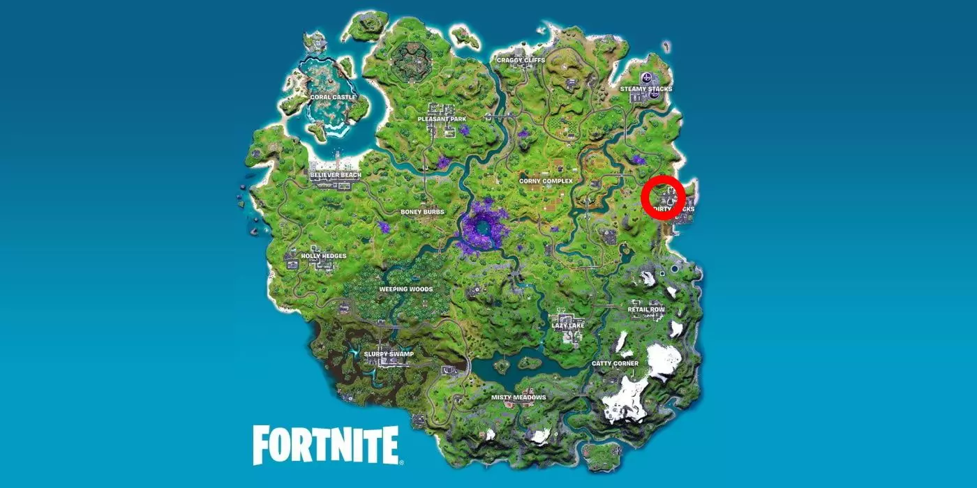 fortnite joey temporada 7 mapa ubicación rodeada