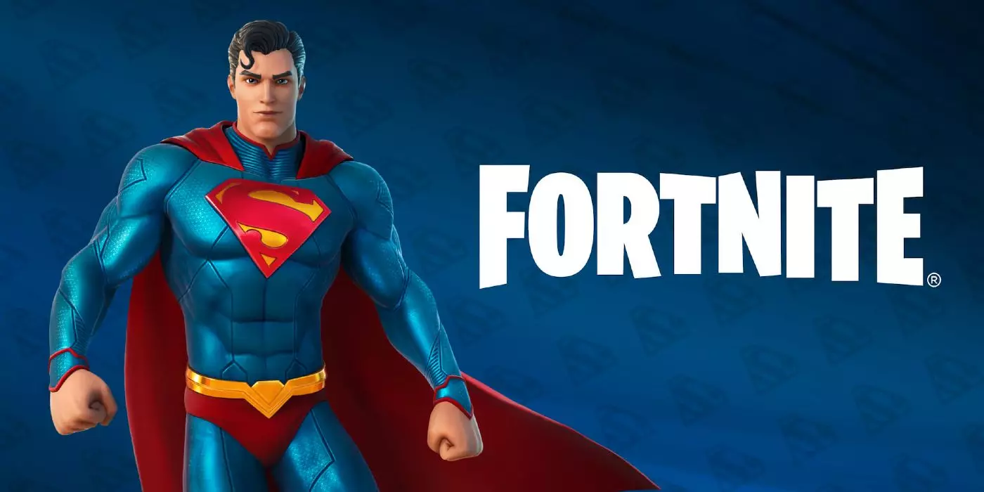 aworan osise ti awọ ara superman ni fortnite fun ẹya-ara