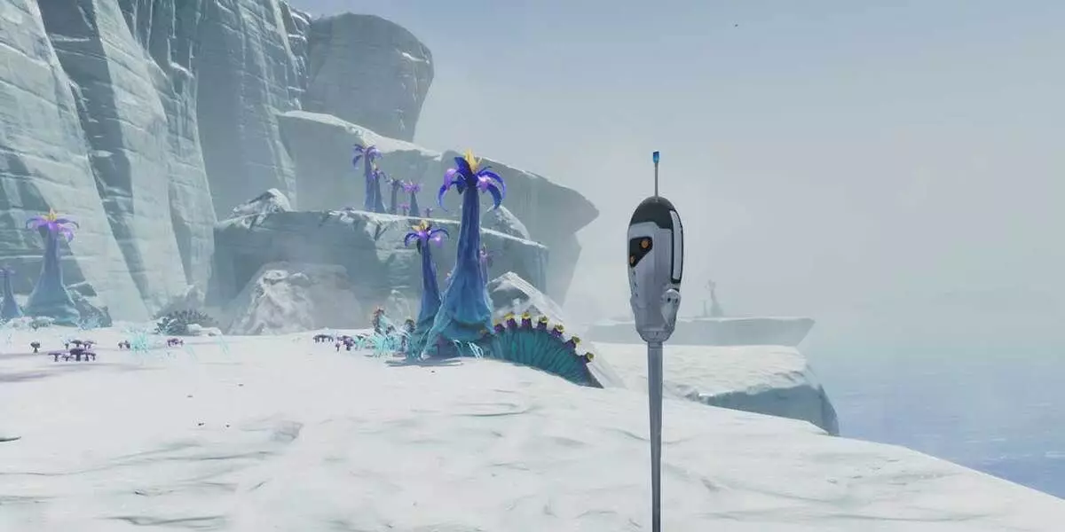 Baken in de sneeuw - Subnautica: Below Zero