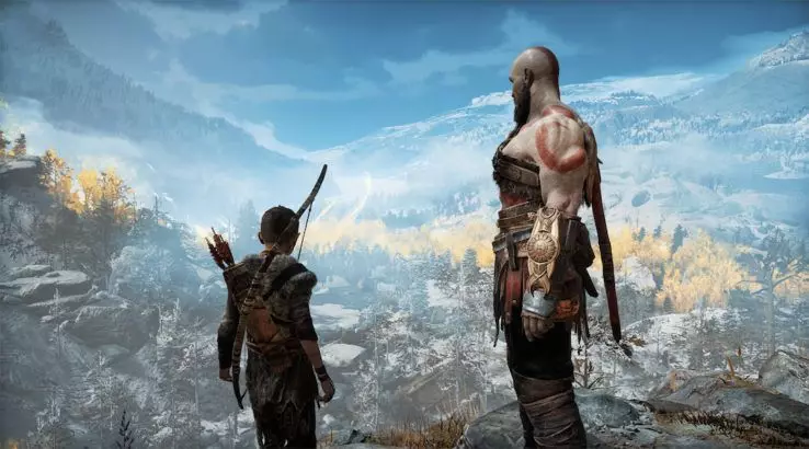 God-of-war-nejprodávanější-hra-duben-2018-atreus-kratos