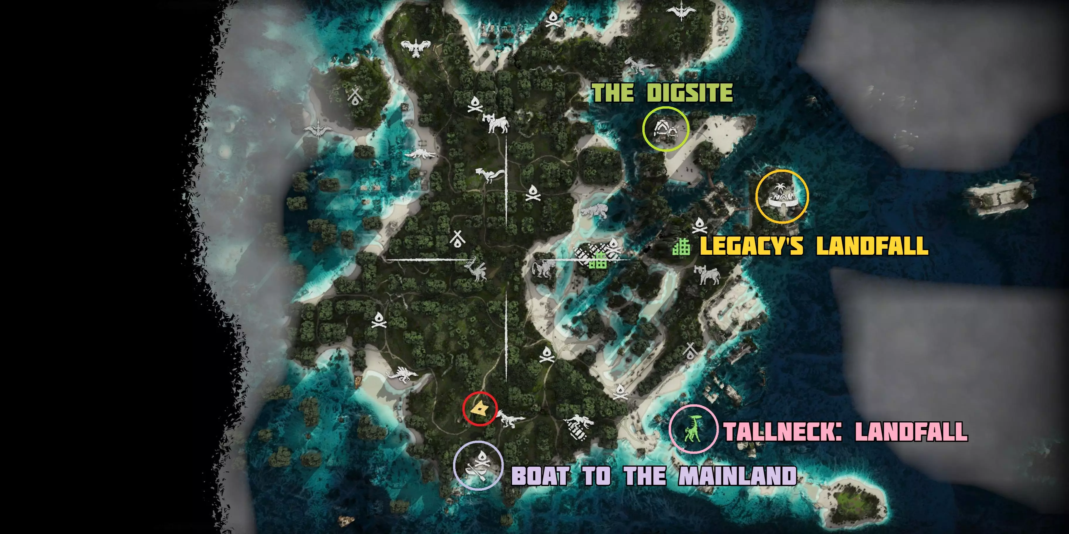 Horizon Forbidden West-vista-point-isle-of-spires-map