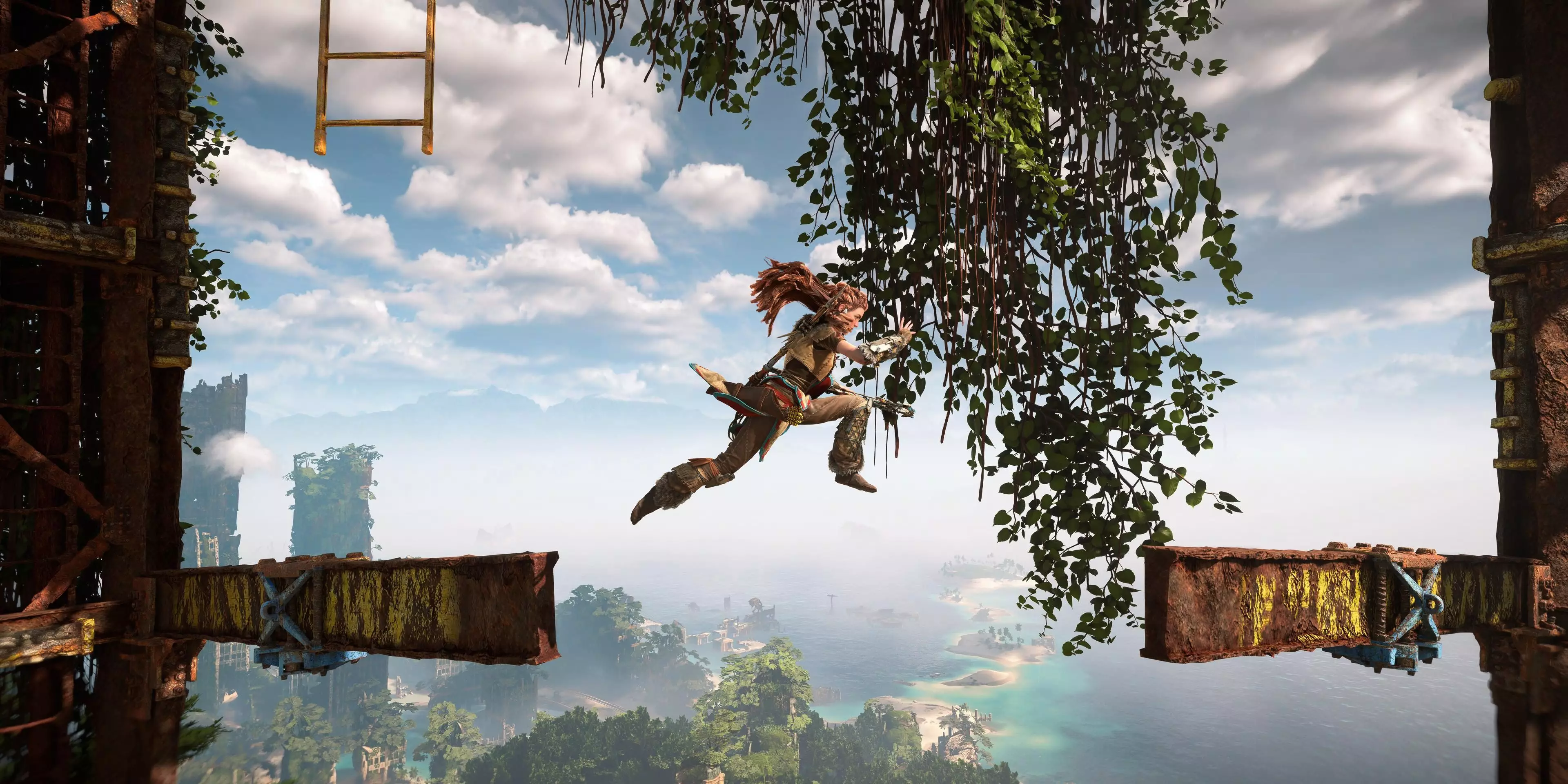 Gidili nga Horizon West-vista-point-isle-of-spires-tower-beams-aloy-jump