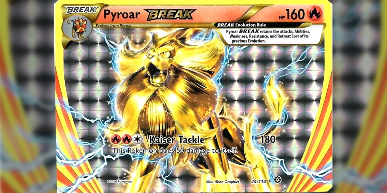 fire type nga pokemon card gikan sa pokemon tcg.