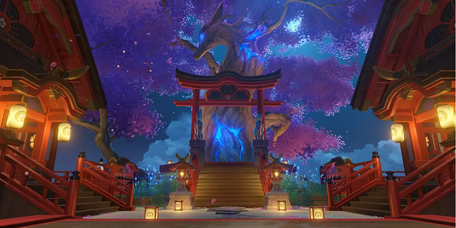 genshin impatt grand narukami shrine