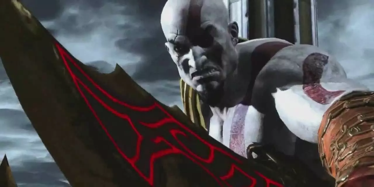 Kratos ameaça Zeus em God of War III