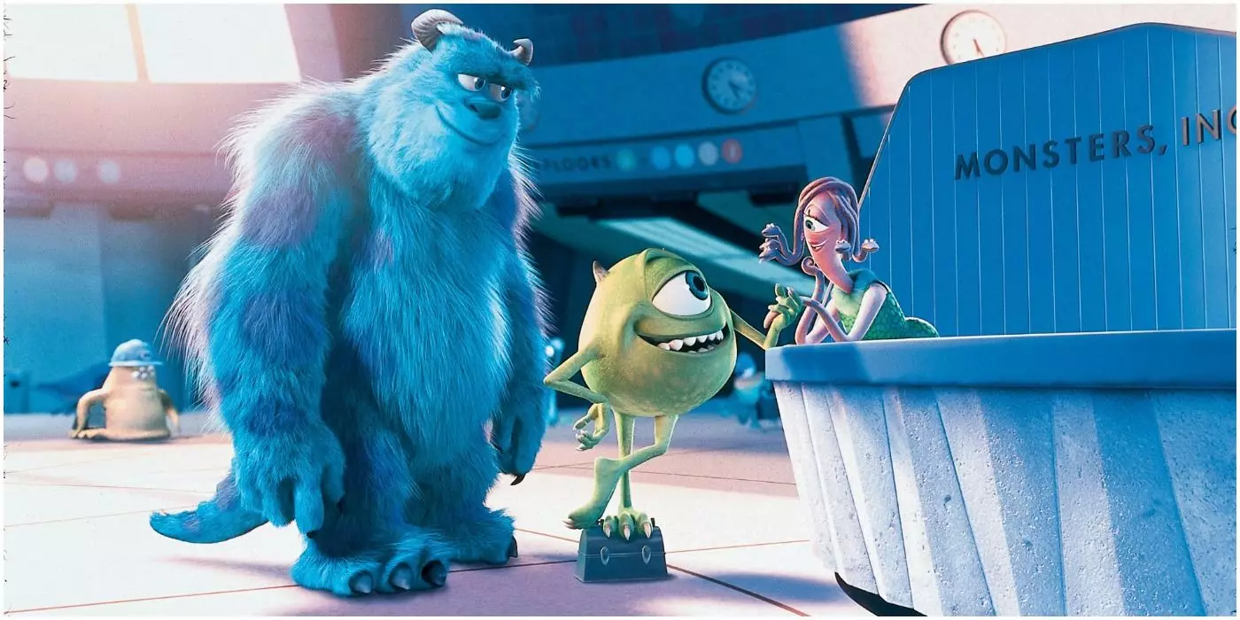 monsters inc mike sulley və celia