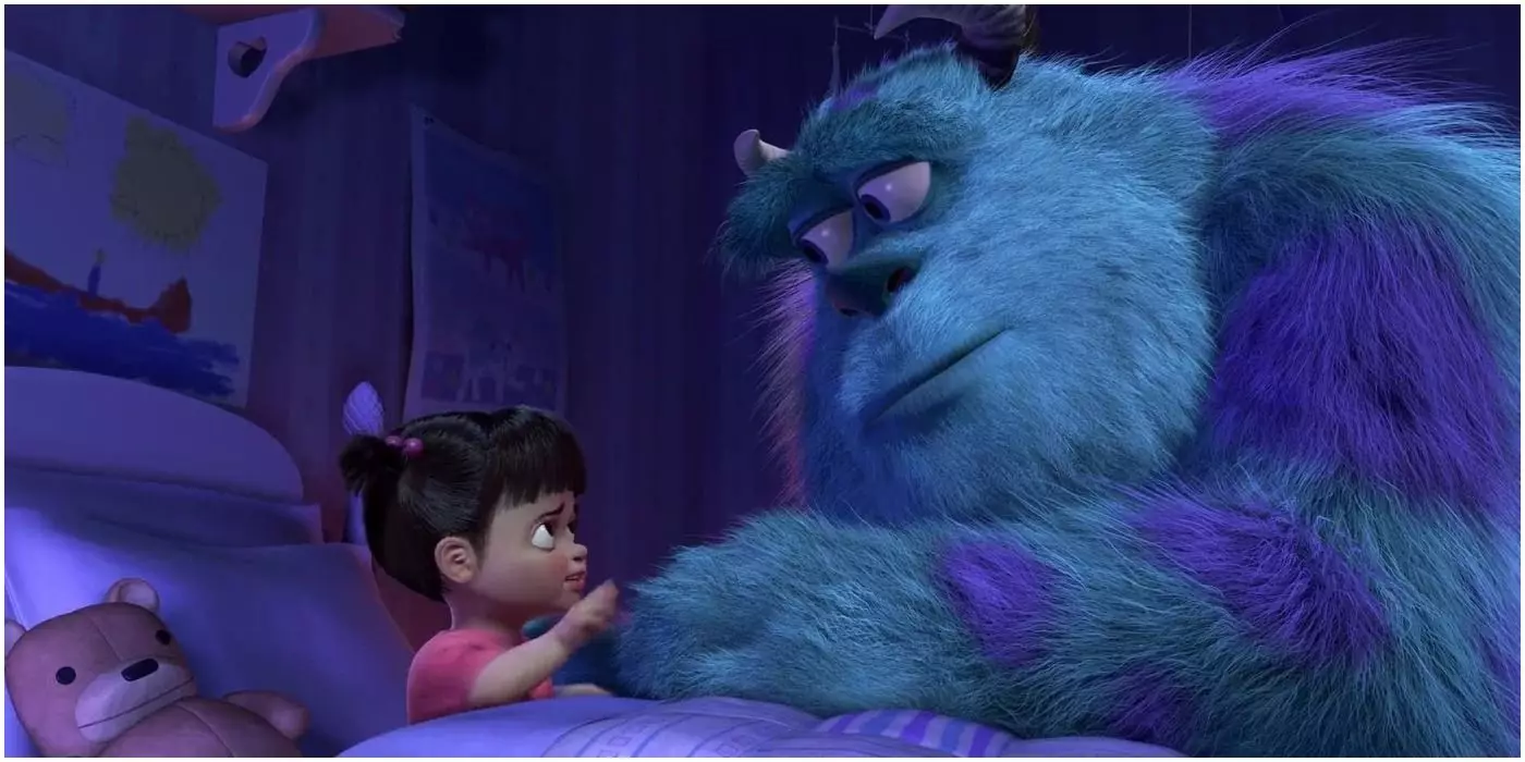 monsters inc end sulley and boo