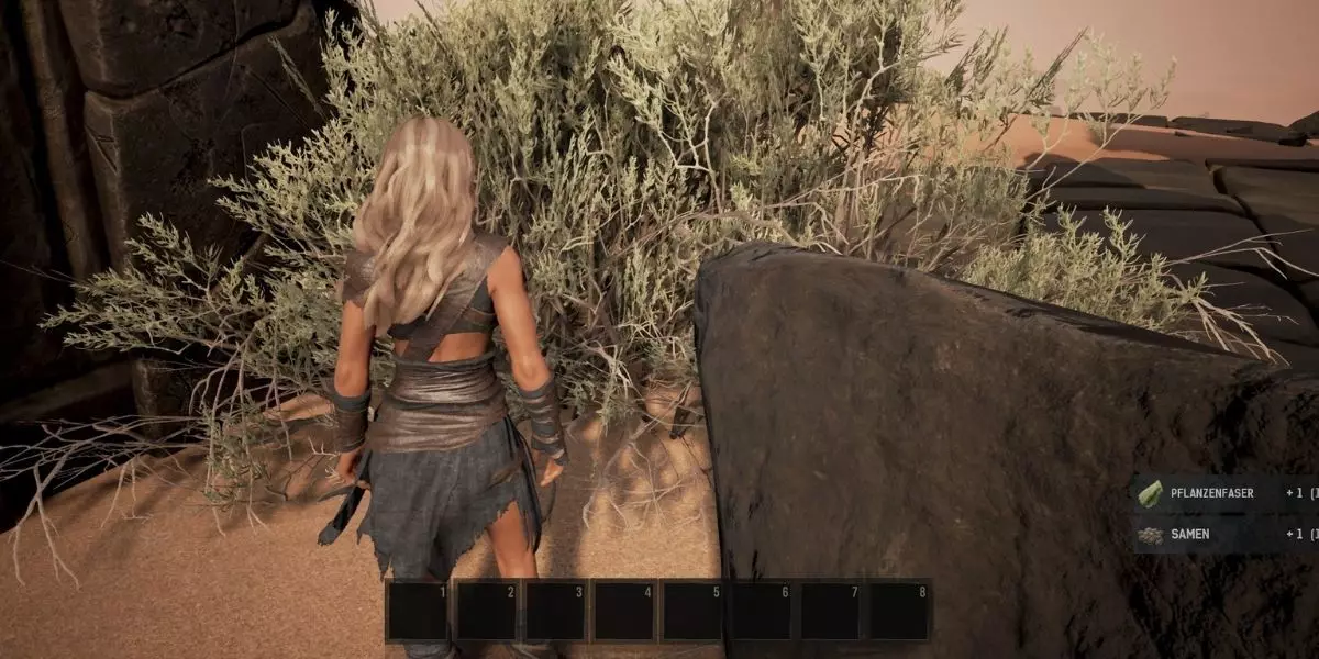 ConanExilesの早い段階でリソースを収集する