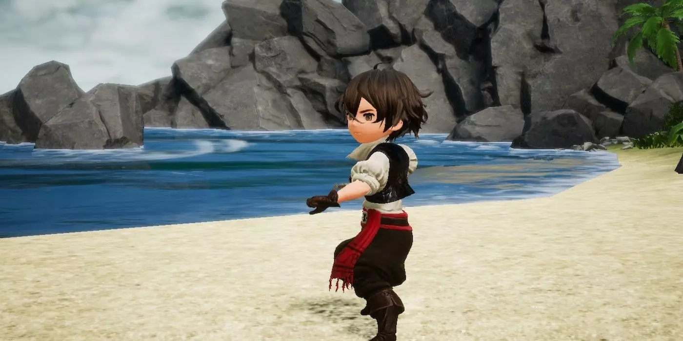 Picha ya uchezaji wa michezo ya Bravely Default 2