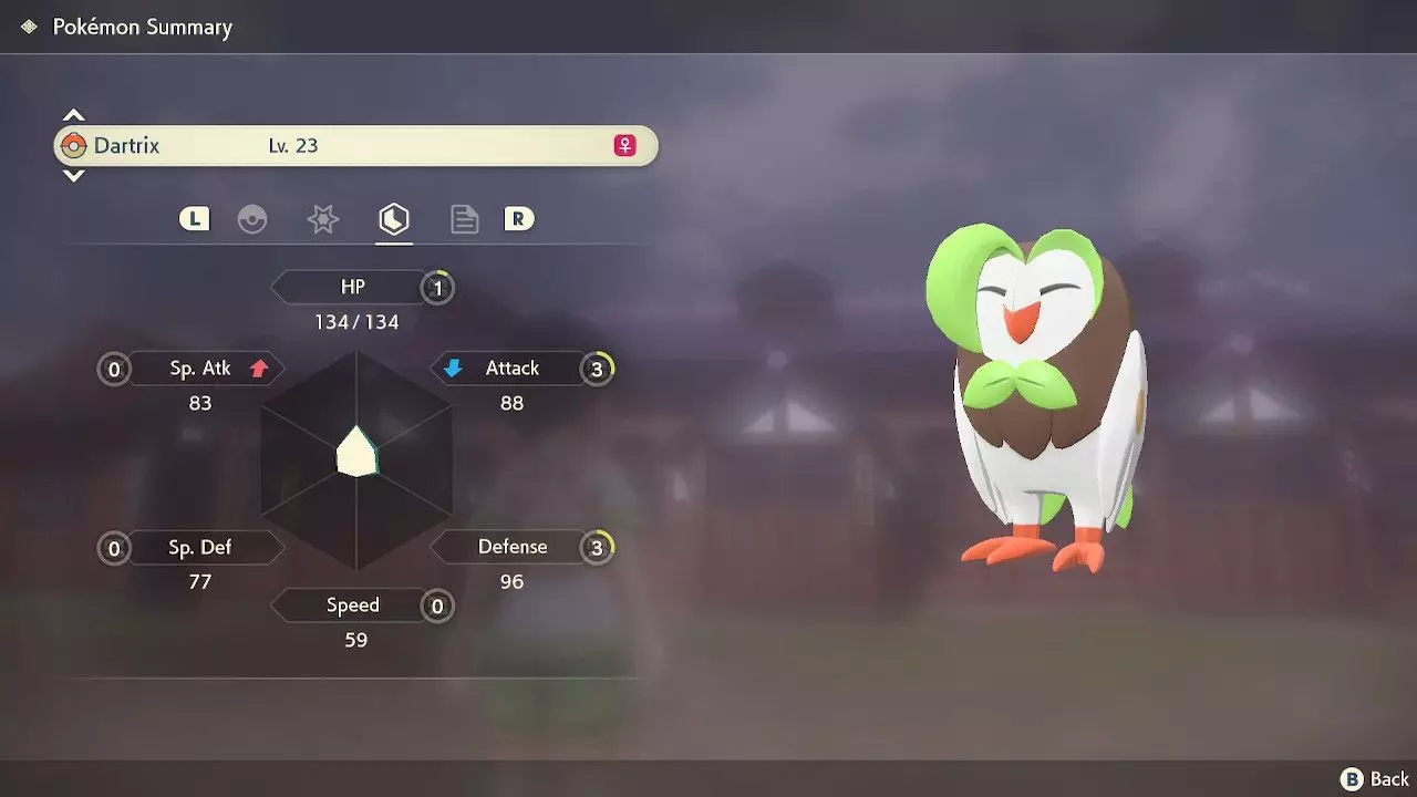 legenda pokemon arceus dartrix