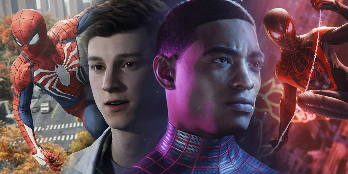 Spiderman Miles Morales Peter Parker