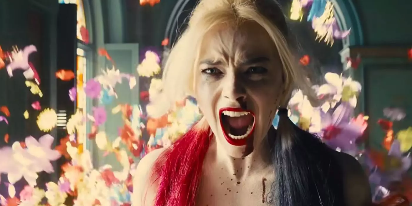 Margot Robbie Harley Quinn La Memmortiga Taĉmento