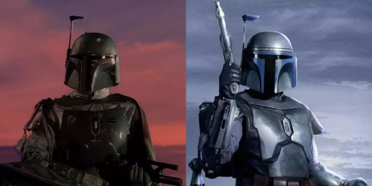 Boba Fett i Jango Fett z filmów Gwiezdnych wojen.