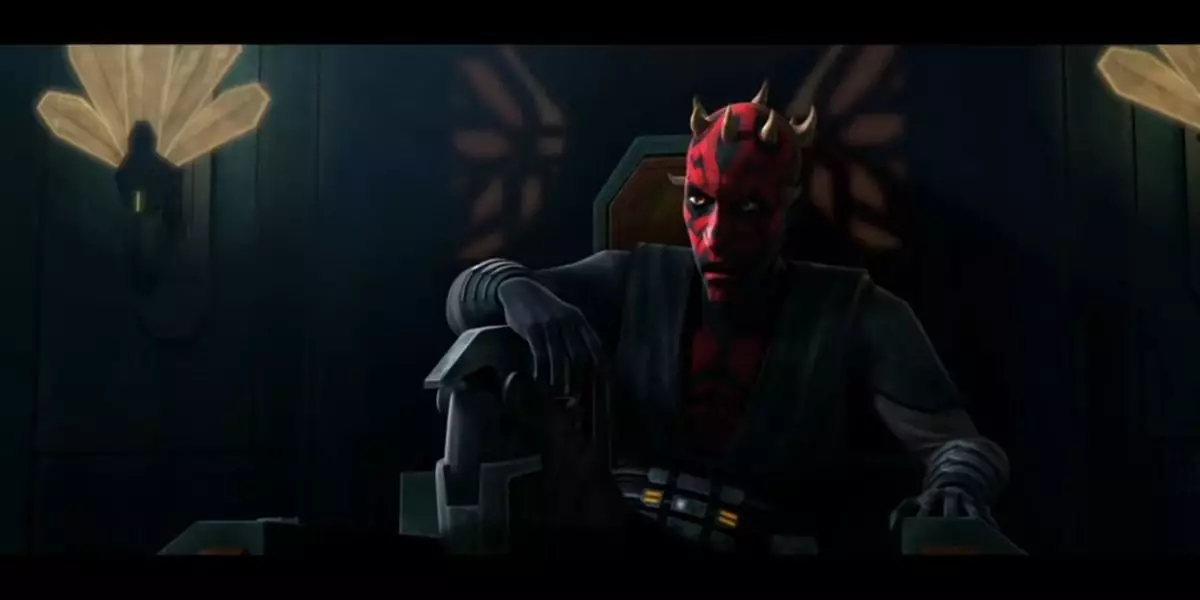 Darth Maul ar Mandalore yn The Clone Wars.