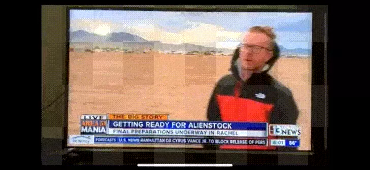 Area 51 Raid Newscast fanger Naruto Runner på tv 86906_1