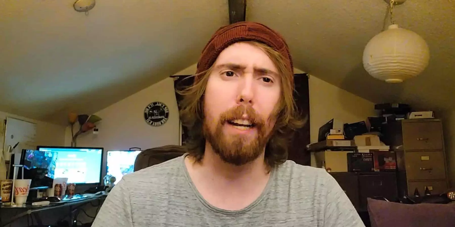 hoto na asmongold beanie