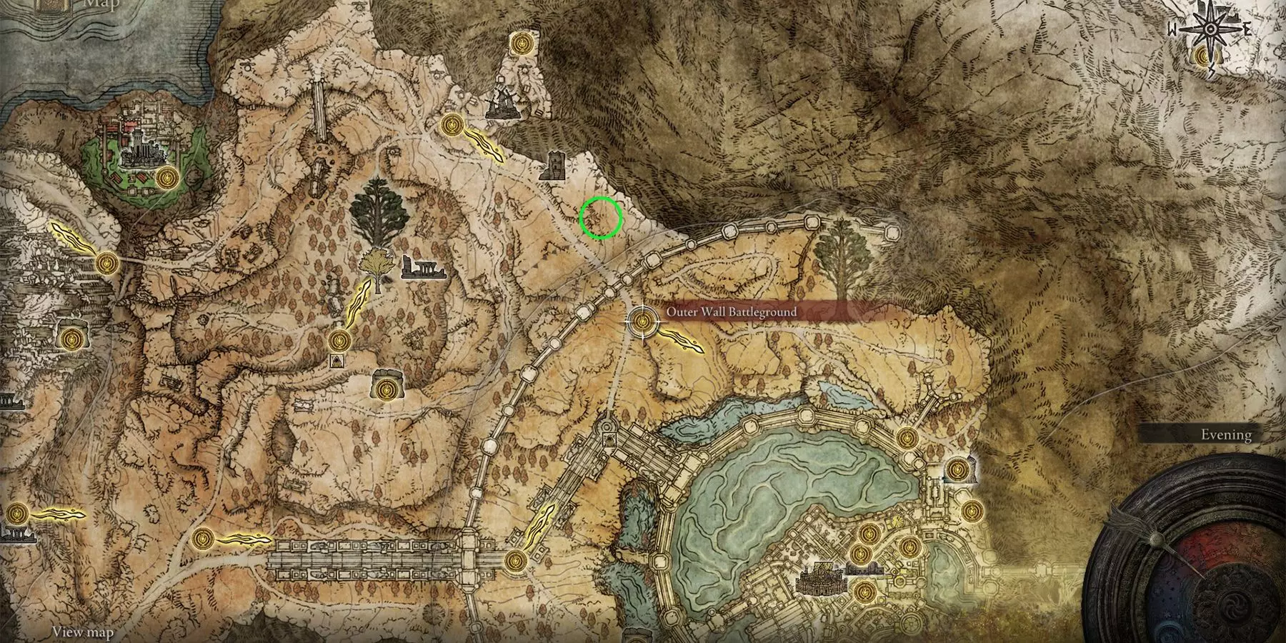 Elden Ring Lightning Slash Location Map