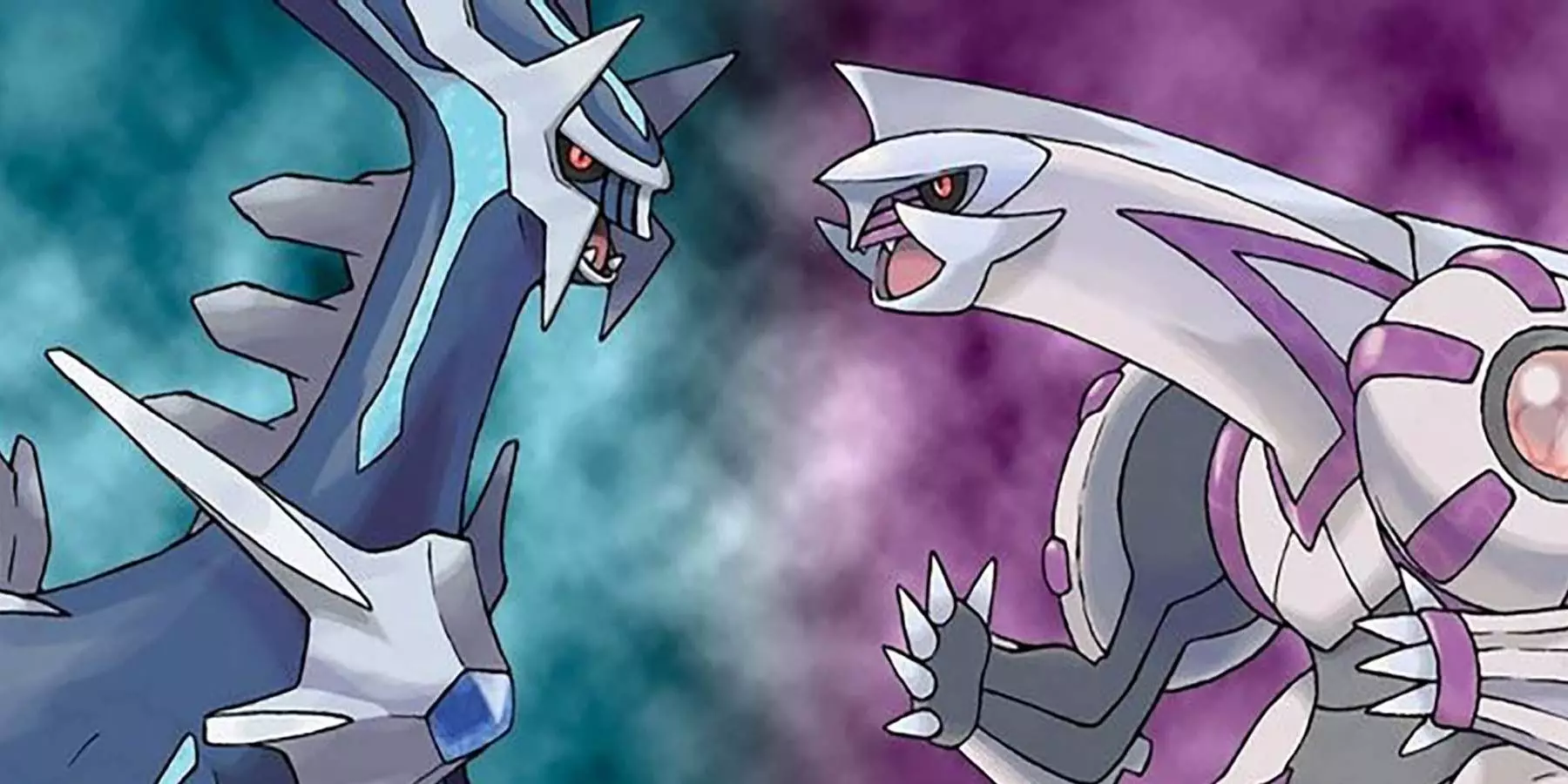 Dialga at Palkia.