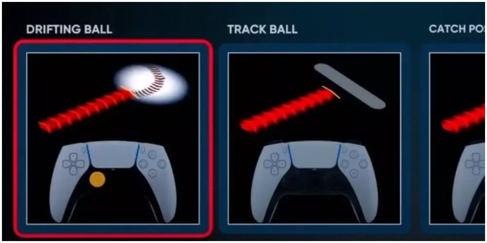 MLB D'Show 21 Auswiel vun der Drifting Ball Optioun Am Fielding