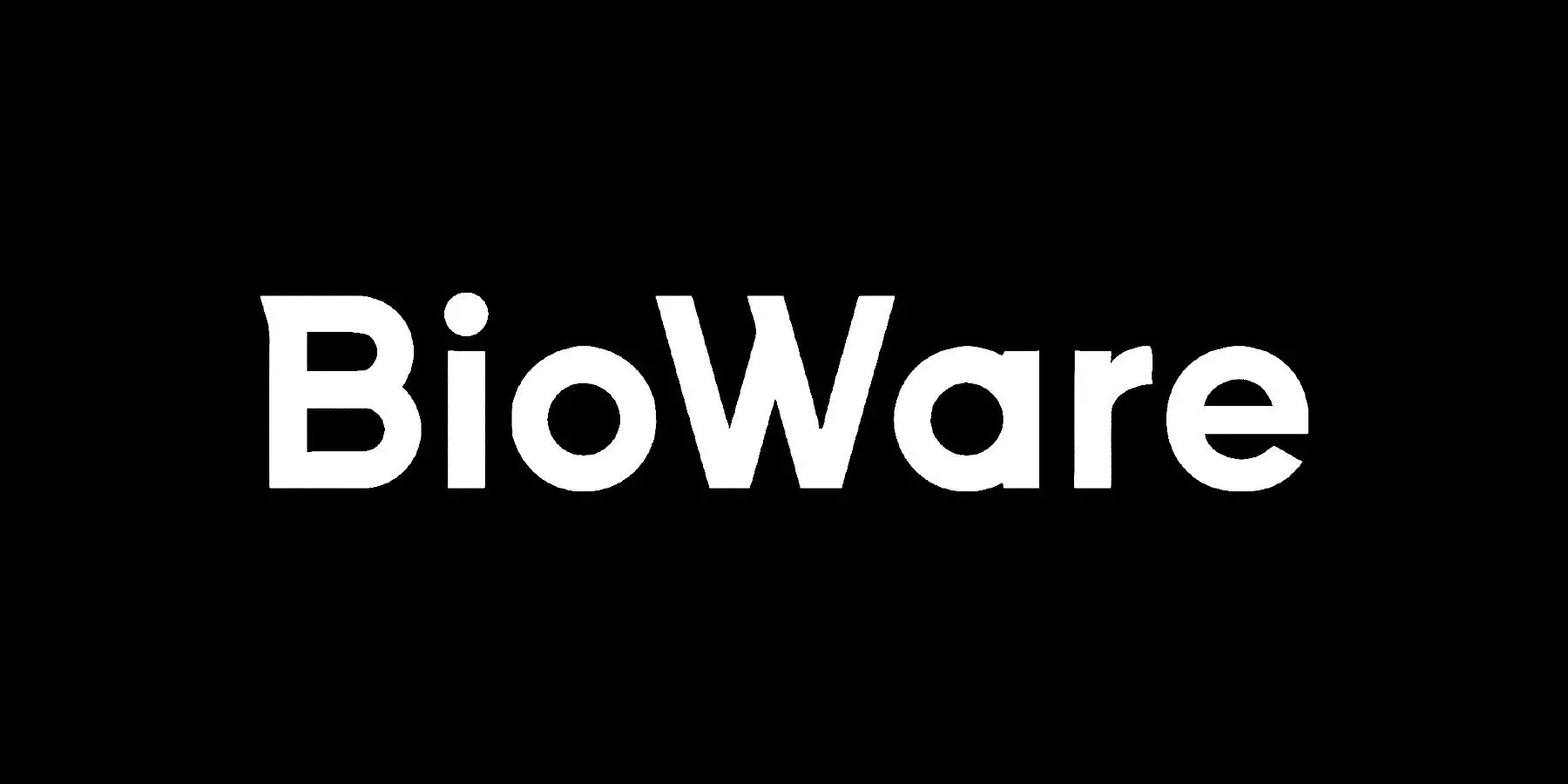 bioware logotipi qora fon